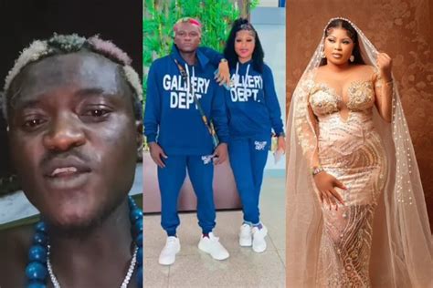 Portable Reignites Beef With Wife Bewaji As He Mercilessly Drags Her