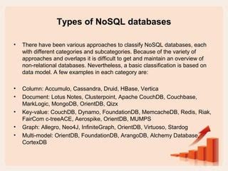 Couchbase The Complete Nosql Solution For Big Data Ppt
