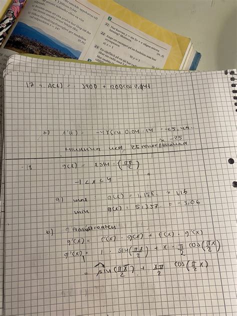 Derivata Matematik Matte 5 Pluggakuten