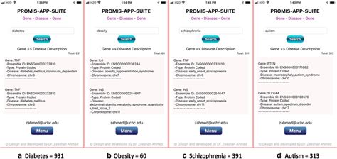 PASGen IPhone 8 Screenshot Examples Of Gene Results Top Two Shown