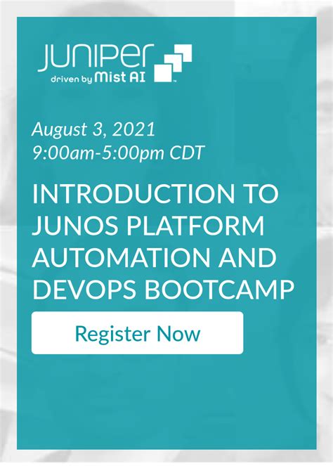 Introduction To Junos Platform Automation And Devops Bootcamp