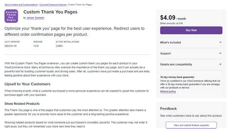 Custom Thank You Pages WooKeeper