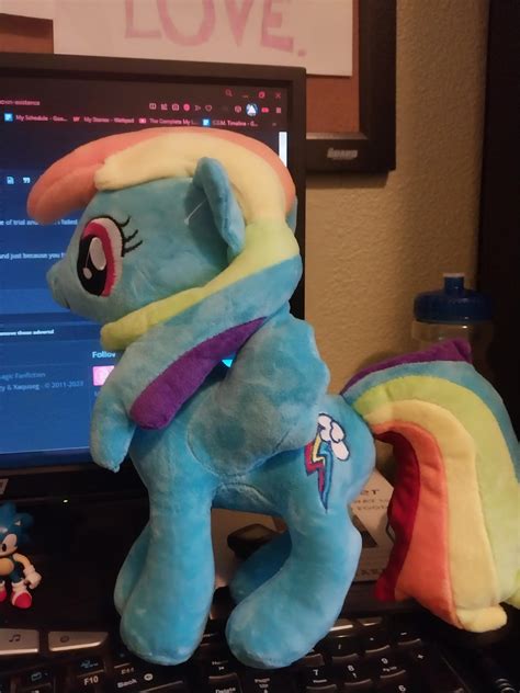 Rainbow Dash Plushie By Cageblack1443 On Deviantart