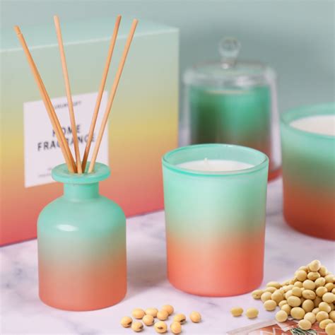Custom Packaging Reed Diffuser And Candle T Box Set Luxury Sticks