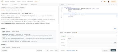 Day 63 Of 100 Day Coding Challenge Maximize Happiness Prit Patel