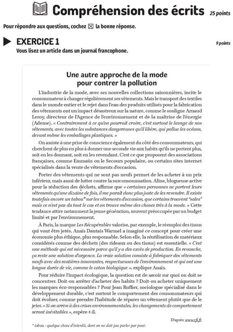 Comprehension Ecrite Delf B2 Image To U