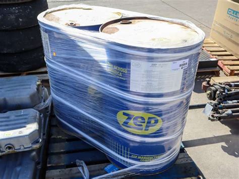 2 Drums Of Zep Silicone Lubricant Roller Auctions