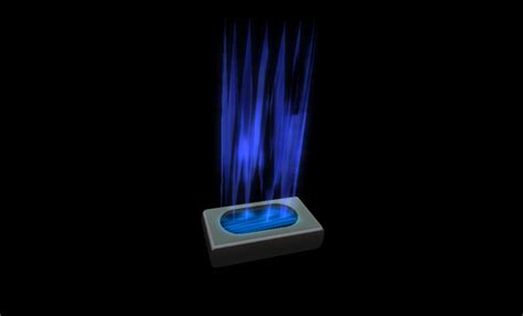 Second Life Marketplace Holo Lamp Blue