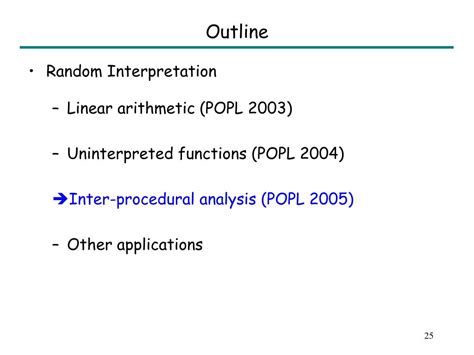 ppt program analysis using random interpretation powerpoint