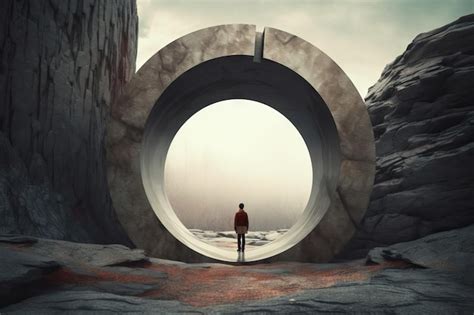 Portal Premiado Para Outro Mundo Uma Cena Misteriosa E De Outro Mundo