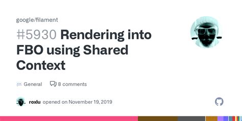Rendering Into Fbo Using Shared Context Google Filament Discussion