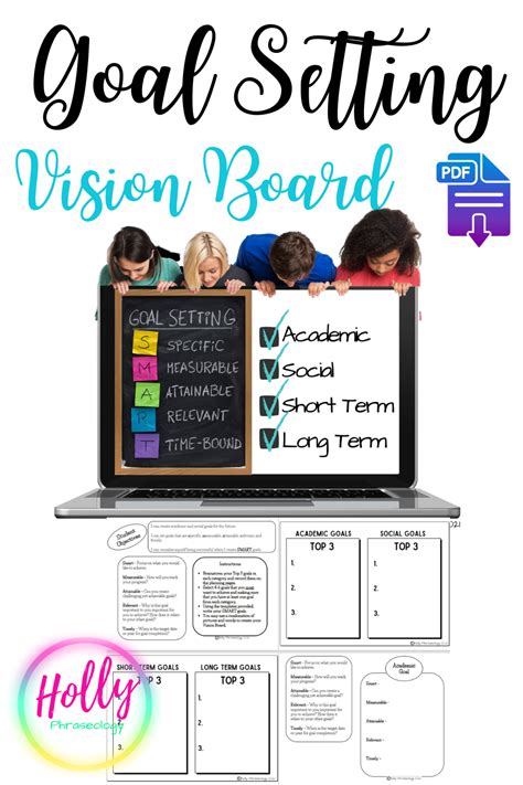 Vision Board Smart Goal Setting Pdf Artofit