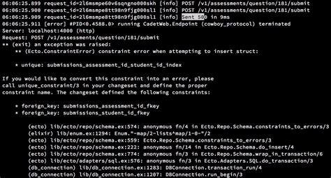 Add `foreignkeyconstraint` To Submission To Convert To Error Instead Of Crashing · Issue 239