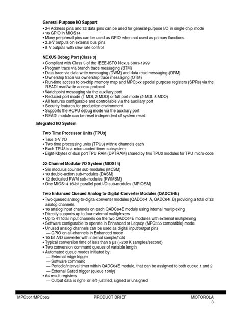 MPC MPC RISC MCU Motorola
