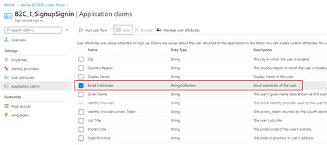 Accessing Email When Accessing Azure B C Identity With Member User