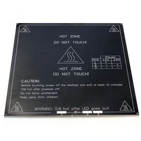 Mk Heatbed Aluminium D Printer Heated Bed D Printing Platform Hot Bed Size Mm At