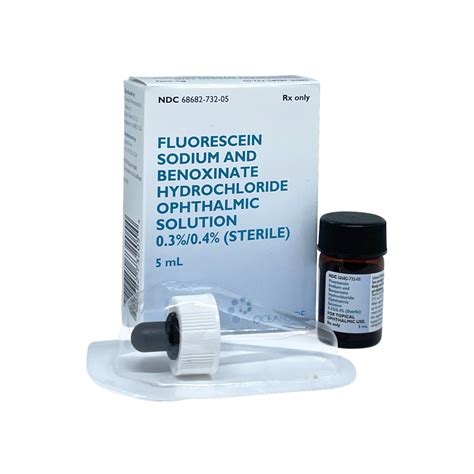 Fluorescein Sodium And Benoxinate Hydrochloride Ophthalmic Solution 5ml