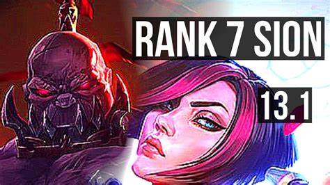 Sion Vs Fiora Top 8 Solo Kills Rank 7 Sion Euw Challenger 131