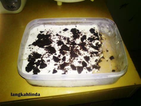 LaNgkAh LiNdA Resepi Oreo Cheesecake Tanpa Bakar