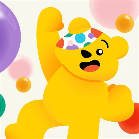 Pudsey Bear Animation Clipart