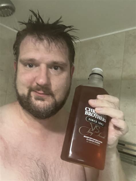 Got Stuck In The Rain So A Hot Shower And A Hit Of Brandy Is Needed