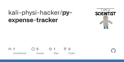 GitHub Kali Physi Hacker Py Expense Tracker