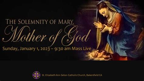 Mass The Solemnity Of Mary The Holy Mother Of God 10123 Youtube