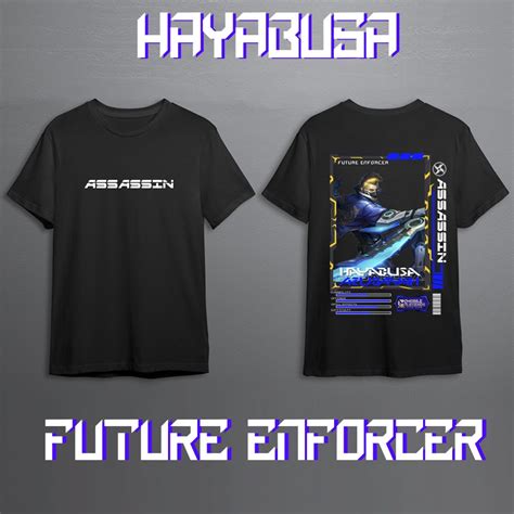 Jual KAOS HERO MOBILE LEGEND HAYABUSA SKIN KEREN KAOS ML KAOS MOBILE