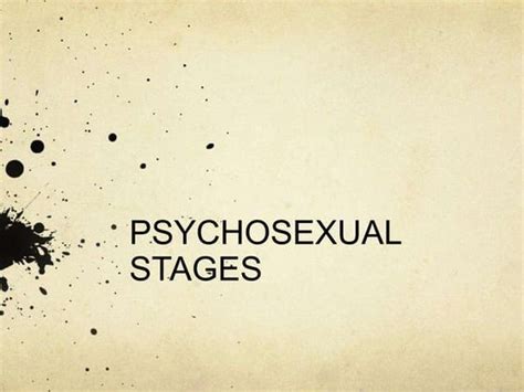 Psychosexual Theory By Sigmund Freud Pptx Sexual Conditions Sexual Health