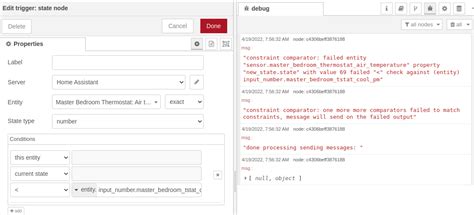 How To Use An Entity For Trigger State Node Conditions · Zachowj Node Red Contrib Home