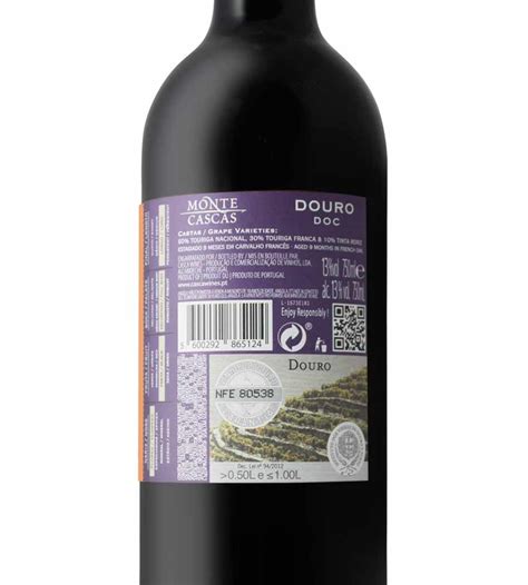 Red Wine Monte Cascas Harvest 2020 75cl Douro Envio grátis VINHA