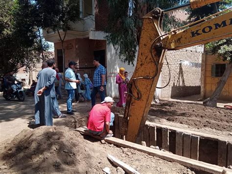 توصيل الصرف الصحي بدنشواي وتبطين السمسمية بدراجيل بالمنوفية بوابة الأهرام