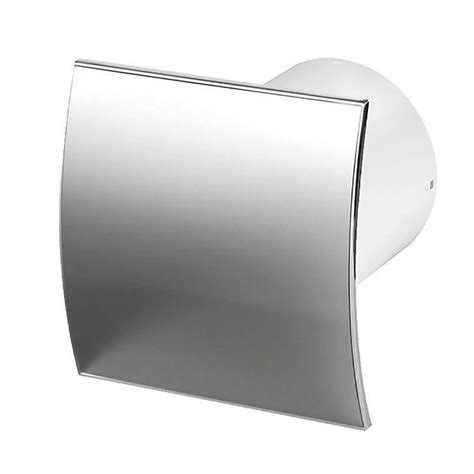 Stainless Steel Bathroom Extractor Fan 100mm With Humidity Sensor