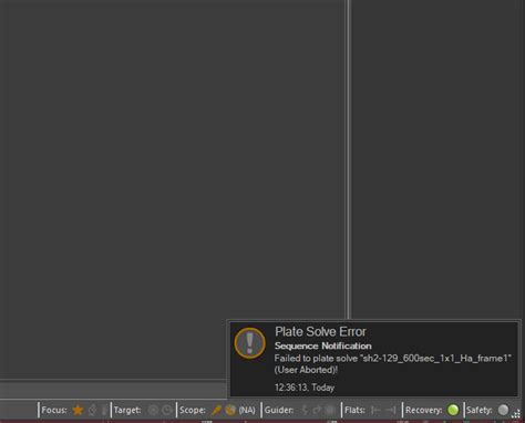 program lockup when blind solve is aborted sequence generator main