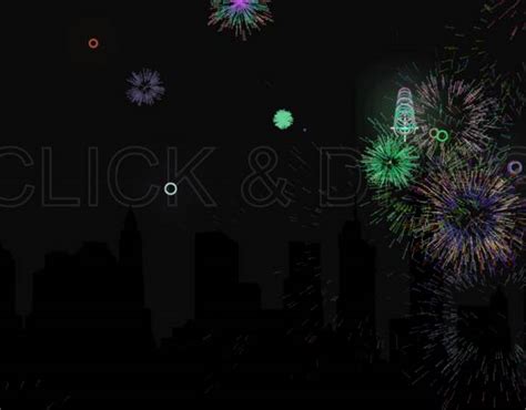 Canvasjs烟花炫酷效果，html5烟花特效代码 17素材网
