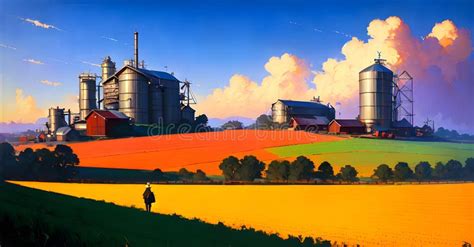 Agricultura Tierra Y Agricultura Cultivo De Granjas Ai Generativo