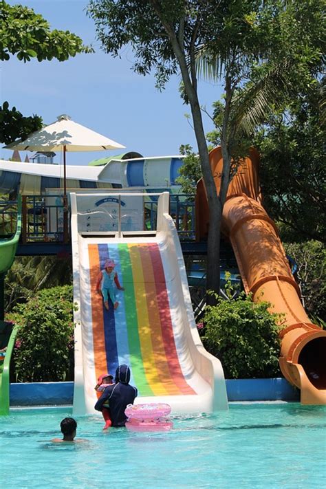 Swimming Pool Water Park Slide Free Photo On Pixabay Pixabay