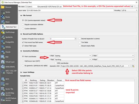 Import Points In CSV Format To QGIS To Create Point Shapefile And Join