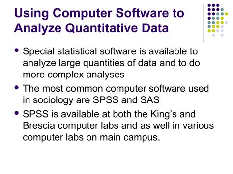 Quantitative Data Analysis Ppt