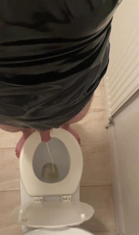 Vicky Pisses In Toilet Through Crotchless Wetlook Thong ThisVid