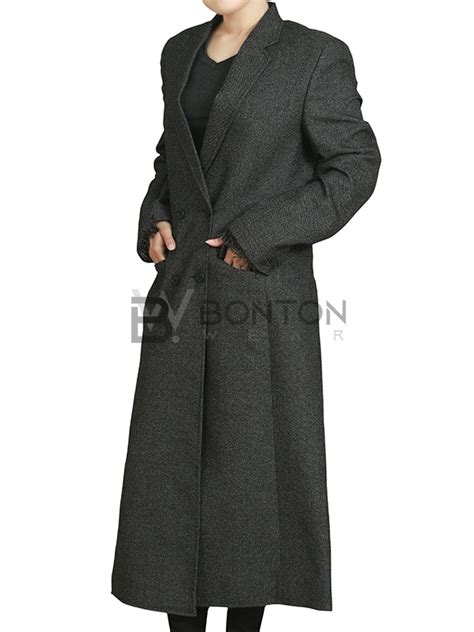 Natasha Lyonne Russian Doll Grey Trench Coat Bonton Wear
