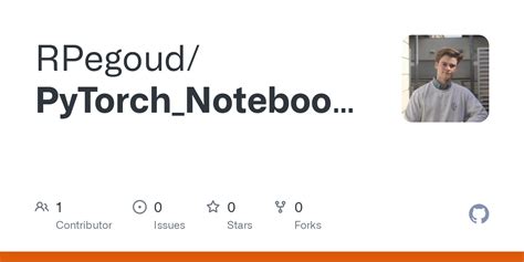 Github Rpegoudpytorchnotebooks