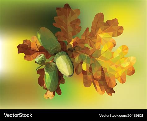 Oak Leaf Royalty Free Vector Image Vectorstock