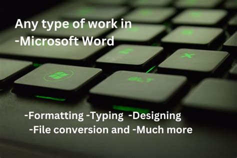Type Design And Format Microsoft Word File By Ajmal664 Fiverr