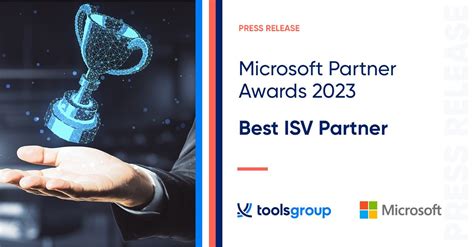 Rhidian Thomas On Linkedin Toolsgroup Wins Microsofts Best Isv Partner Award For The Third