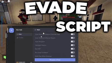Roblox Evade Script Hack Gui Auto Farm Esp Speed Teleport Auto Respawn And More Youtube