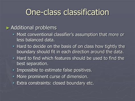 Ppt Applications Of One Class Classification Powerpoint Presentation