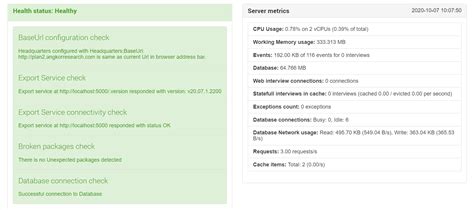 export service is not available export survey solutions user