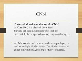 CONVOLUTIONAL NEURAL NETWORK PPT