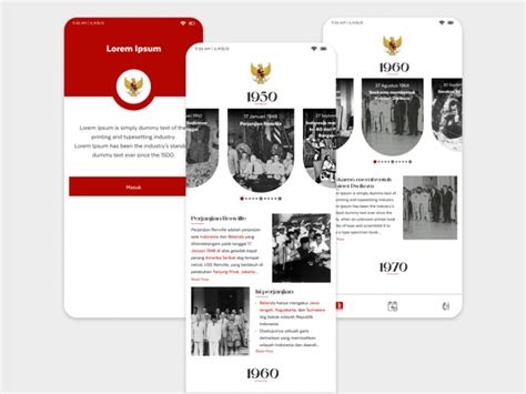 Indonesian History Timeline App By Kharis Theo On Dribbble